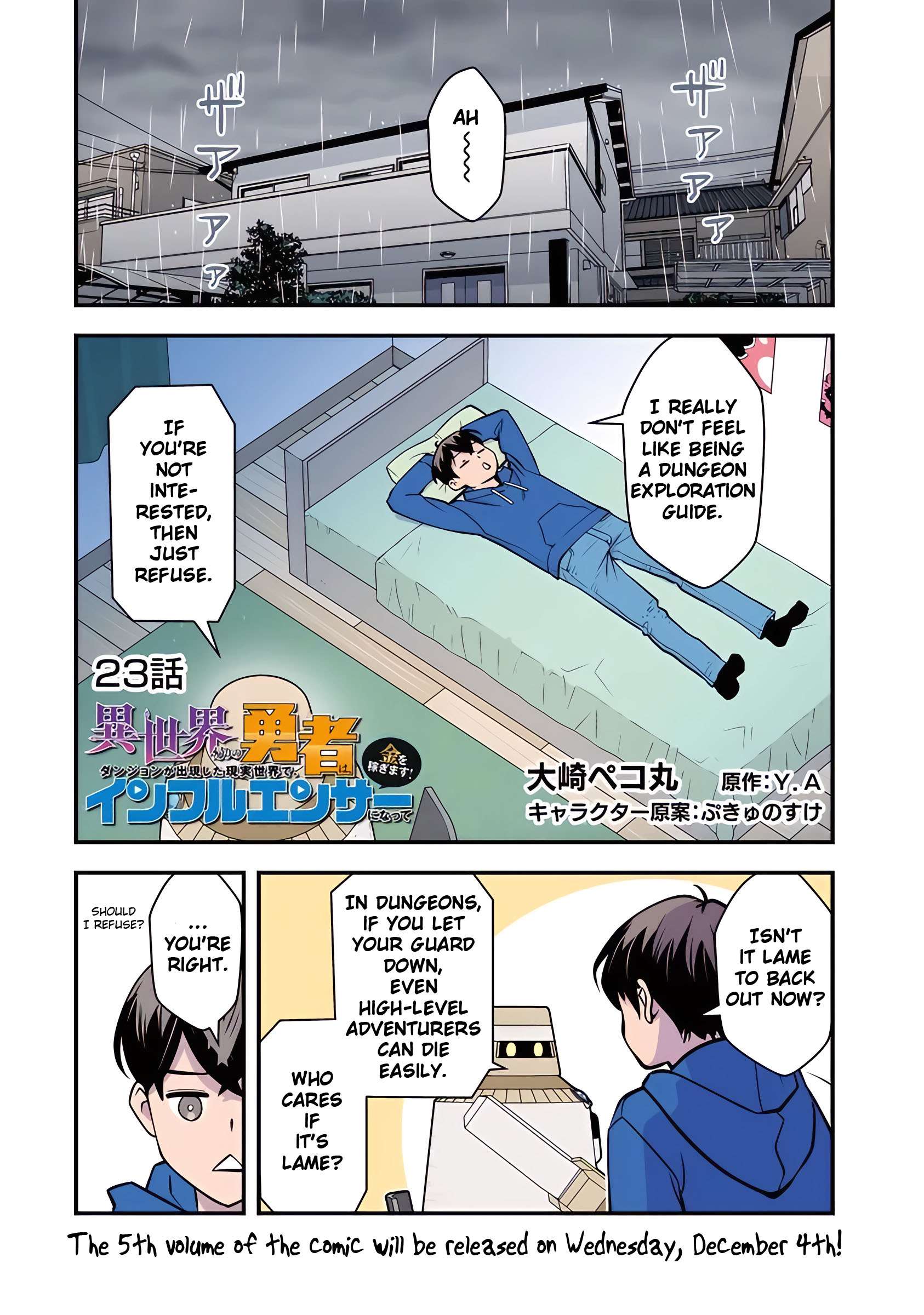 Isekai Kaeri No Yuusha Wa, Dungeon Ga Shutsugen Shita Genjitsu Sekai De, Influencer Natte Kane ...