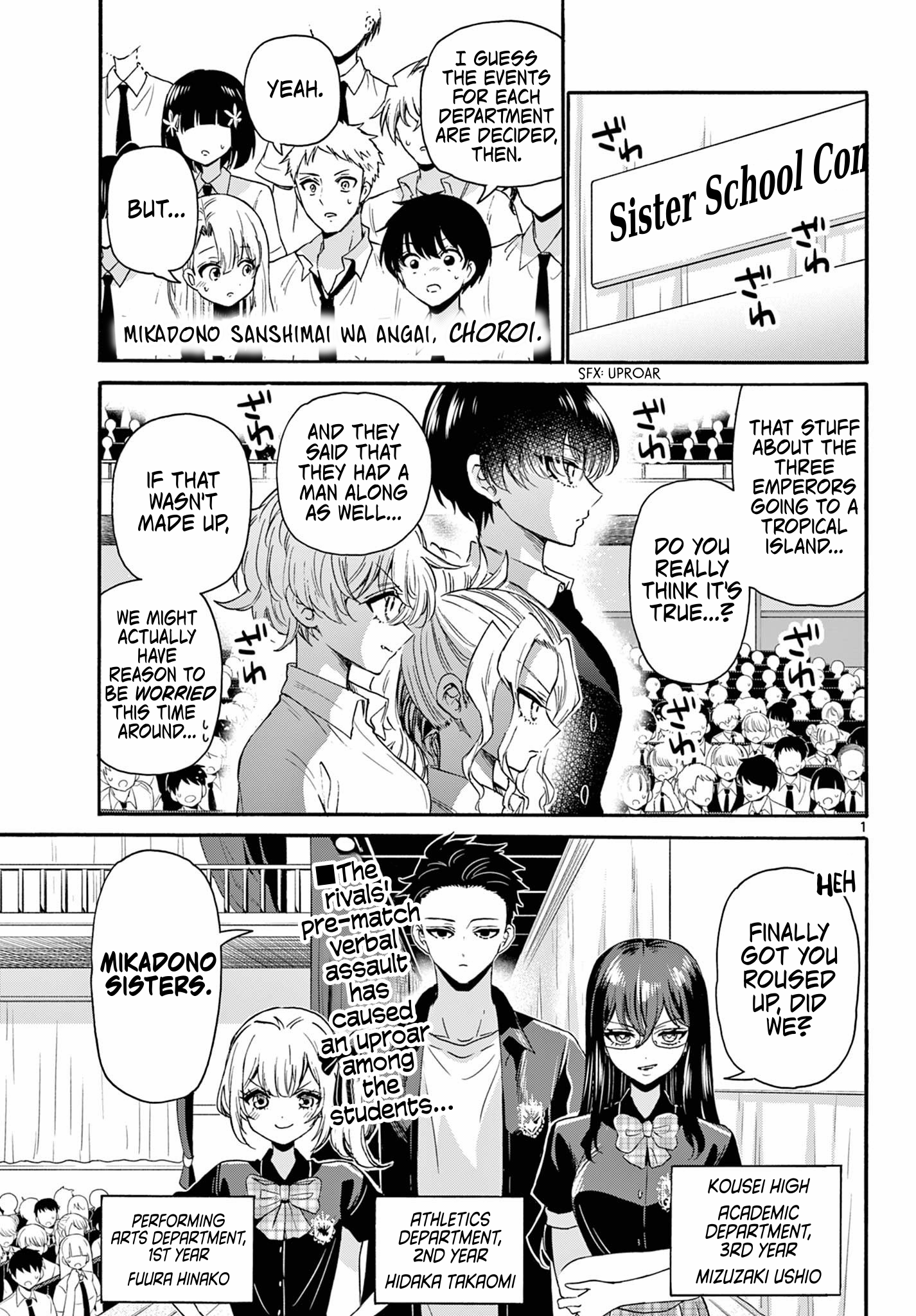 Mikadono Sanshimai wa Angai, Choroi - Chapter 125 - Useless, but not ...