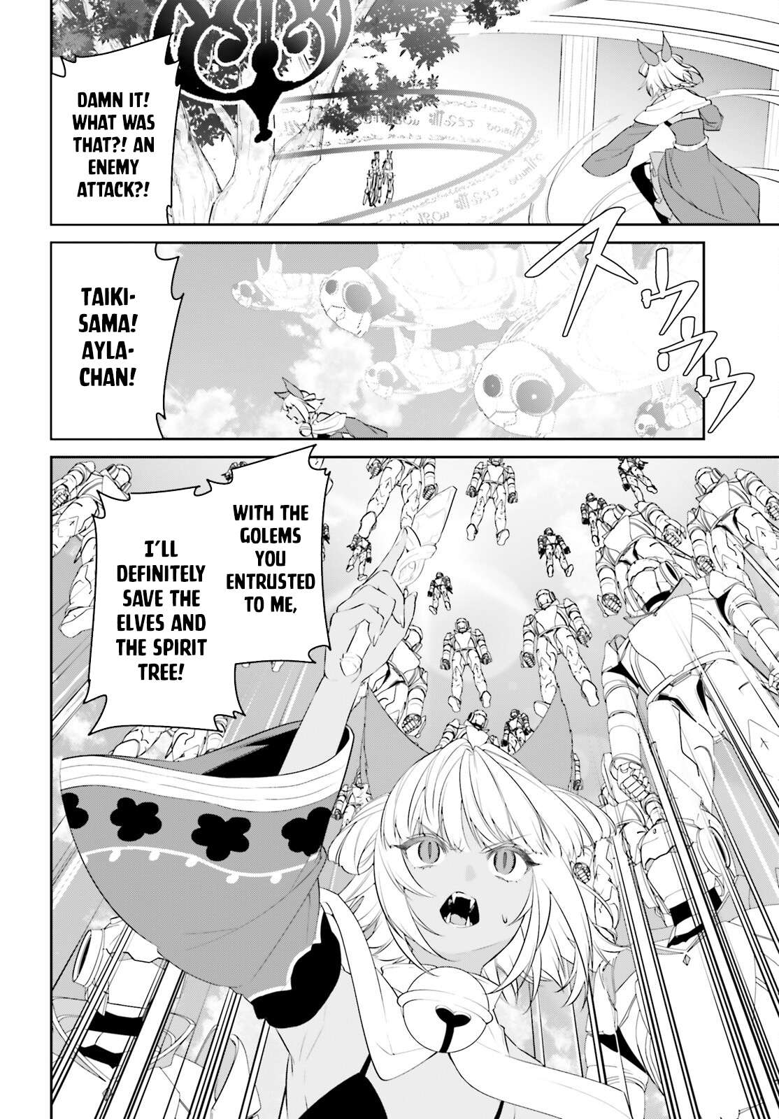 Tenkuu no Shiro o Moratta no de Isekai de Tanoshiku Asobitai - Chapter 47 - Toonclash